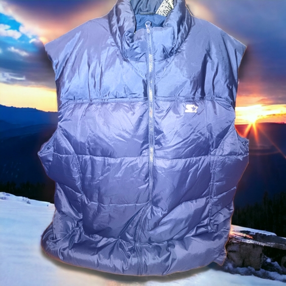 STARTER | Jackets & Coats | Starter Jacket Vest Mens Puffer Quilted ...